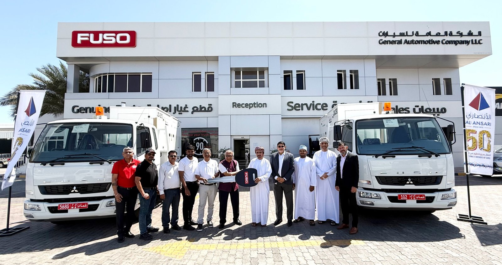 Al Ansari Group partners with FUSO Oman for their Special Project